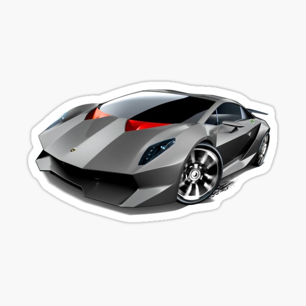 "Lamborghini - Sesto Elemento" Sticker for Sale by AALIENZZ | Redbubble
