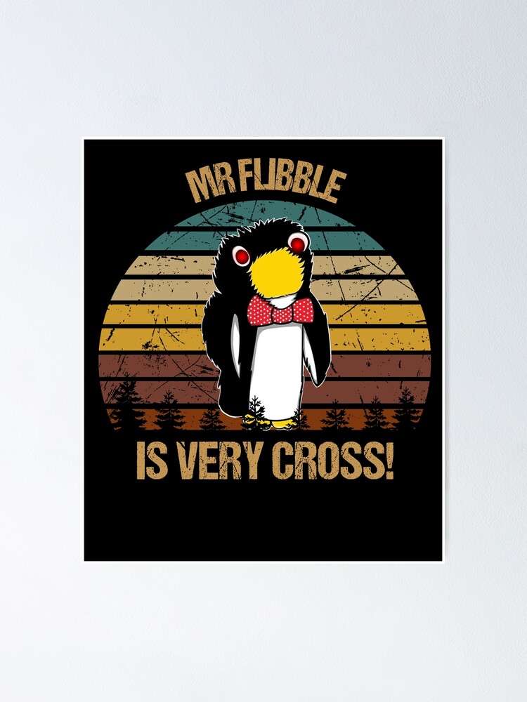 "Mr.Flibble Is Very Cross! Funny Red Comedy Sitcom Dwarfs" Poster by ...