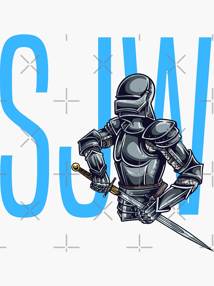 "SJW Social Justice Warrior Badass Feminist Design" Sticker by ...