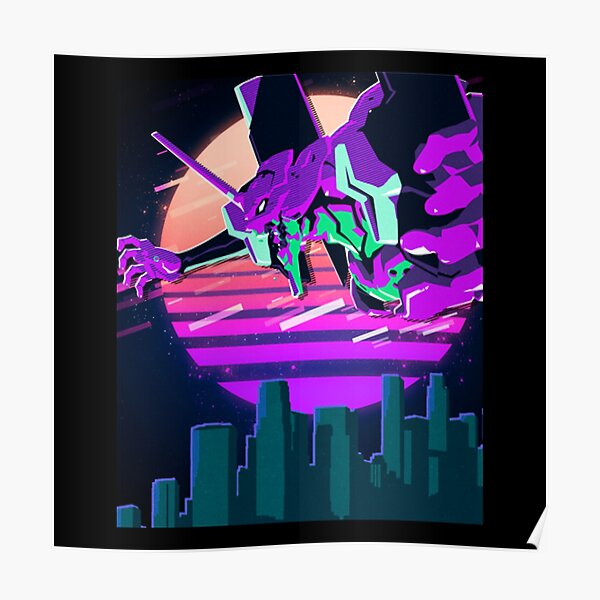 "Neon Genesis Evangelion Eva 01" Poster for Sale by Pushkinakarina ...