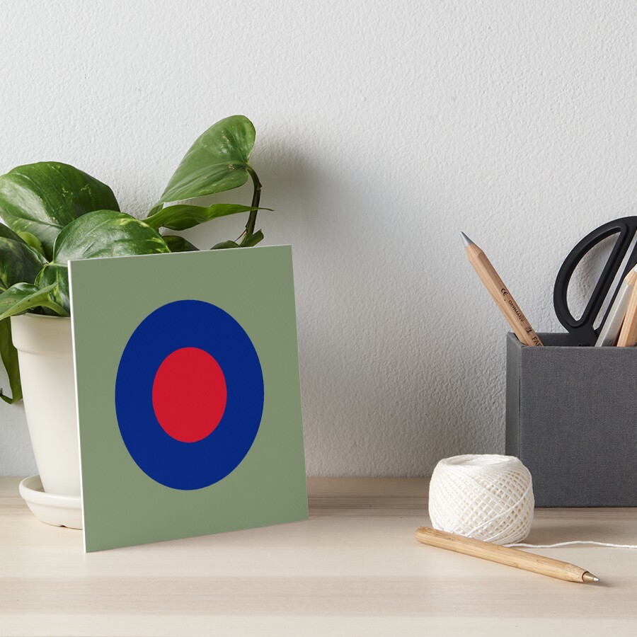 "Royal Air Force - Roundel (low vis)" Art Board Print by ...