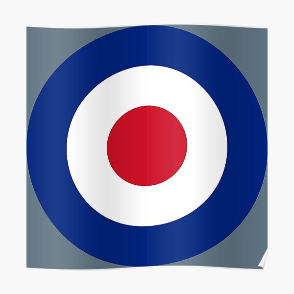 "Royal Air Force - Roundel" Poster for Sale by wordwidesymbols | Redbubble