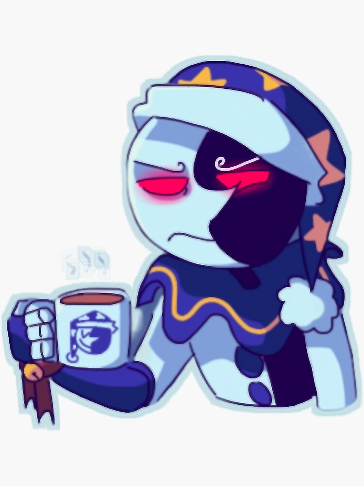 "Moondrop - Ugh! Soo cold here" Sticker by JOSEURIEL | Redbubble
