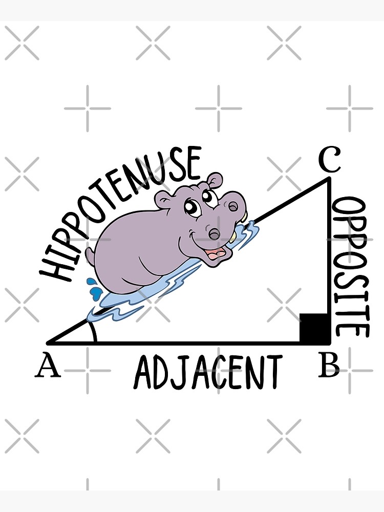 "Hippotenuse Triangle" Poster by ronaldsonou | Redbubble