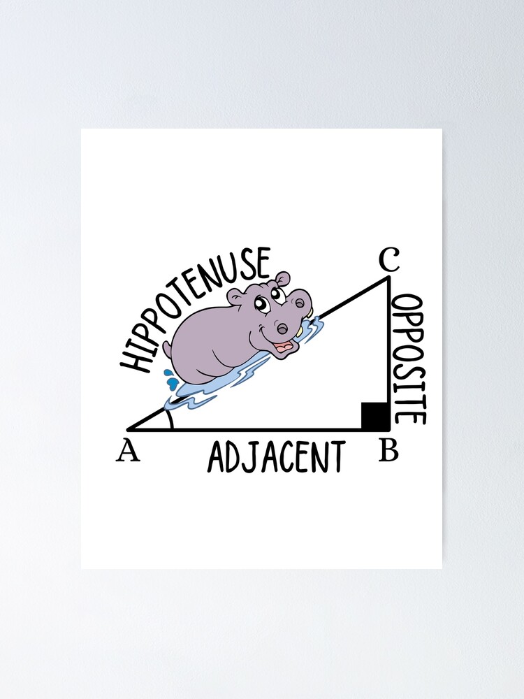 "Hippotenuse Triangle" Poster by ronaldsonou | Redbubble