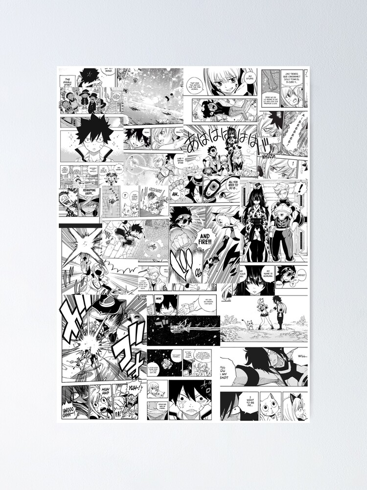 "Eden Zero manga collage" Poster for Sale by mafesodre | Redbubble