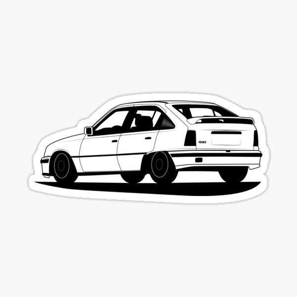 "Kadett GSI " Sticker for Sale by citroenc5 | Redbubble