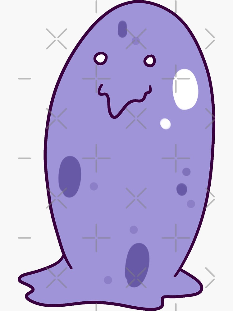 "Purple Slime" Sticker for Sale by SaradaBoru | Redbubble