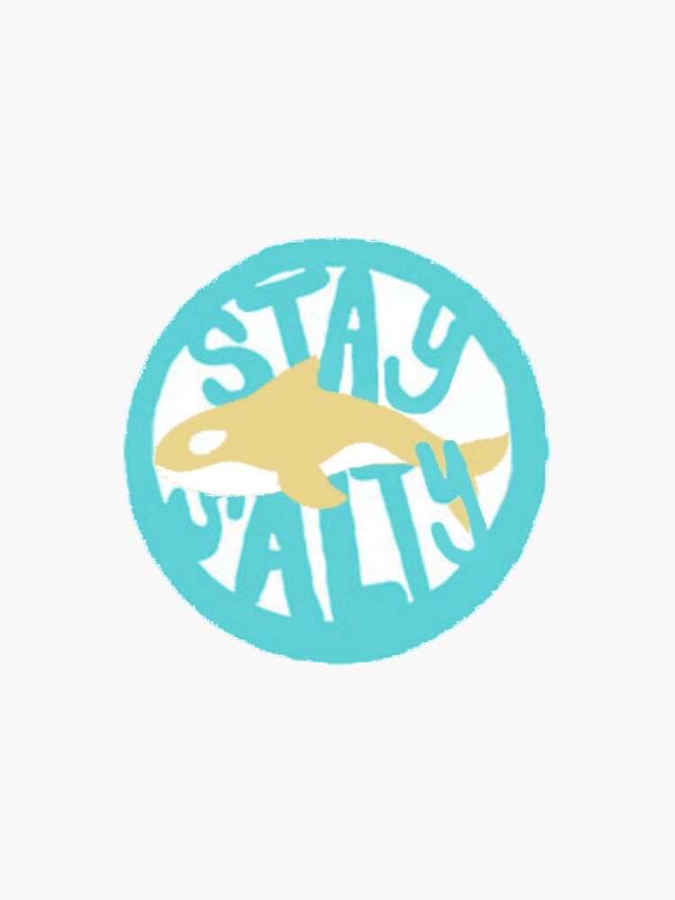 "Stay Salty" Sticker for Sale by wallabysway | Redbubble