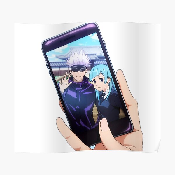 "miwa and gojo jjk sticker" Poster by cloc765 | Redbubble