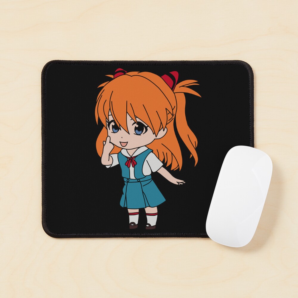 "Cute Kawaii Chibi Asuka Langley Soryu Fanart Vector Drawing from Neon ...