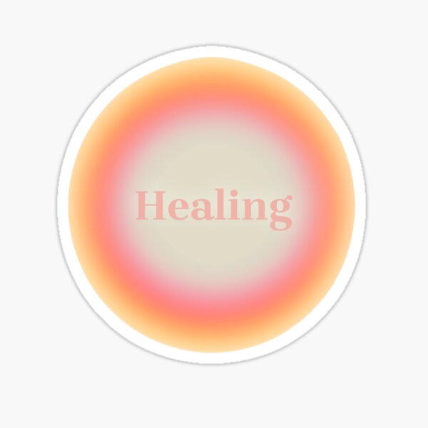 "Aura|Healing" Sticker for Sale by Lavannya | Redbubble