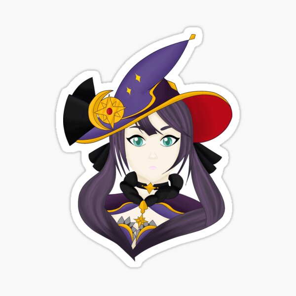 "Genshin Impact Mona" Sticker by San-artstudio | Redbubble