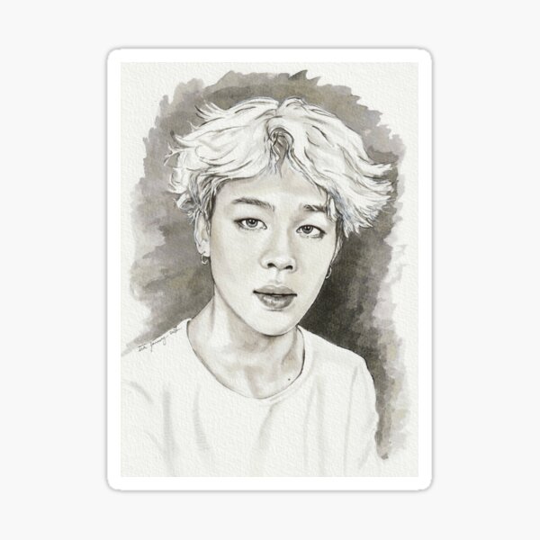 "Park Jimin " Sticker for Sale by emopod | Redbubble