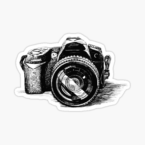 "Camera" Sticker for Sale by artistwill | Redbubble