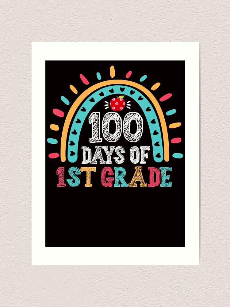 Lámina artística «Feliz día número 100 de clases Primer maestro de ...