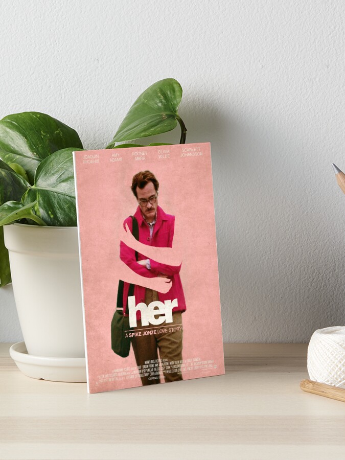 "Her - movie poster" Art Board Print for Sale by NoourStore | Redbubble