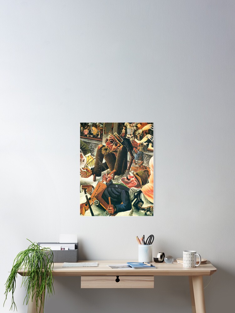 "Prager Street 1920, Otto Dix" Poster for Sale by LazyHatter | Redbubble