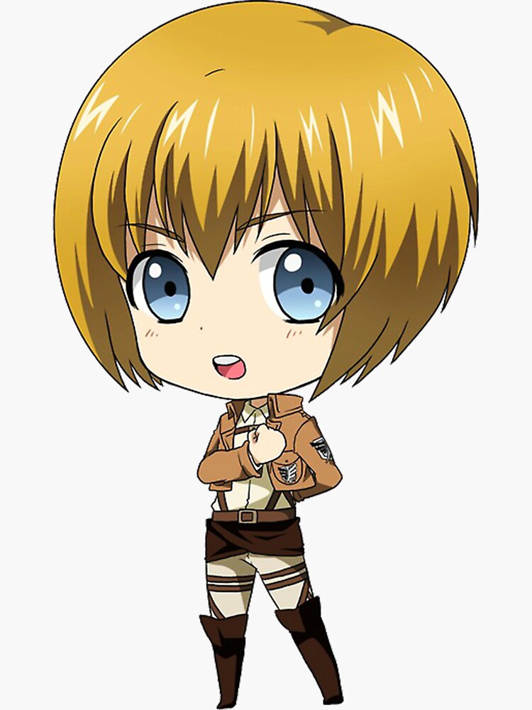 "Armin AOT" Sticker by MangaWorlds | Redbubble