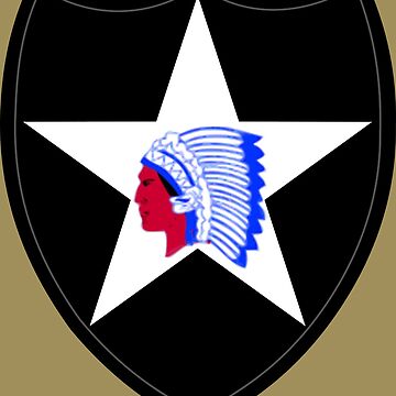 "2nd Infantry Division "Indianhead" (United States Army)" Sticker for ...