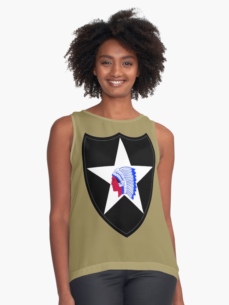 "2nd Infantry Division "Indianhead" (United States Army)" Sticker for ...