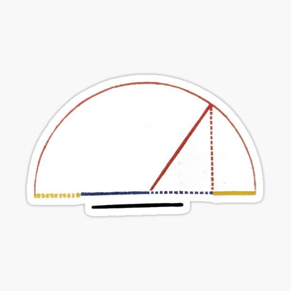 "Euclid's Elements, Book VI, Proposition 29" Sticker for Sale by ...