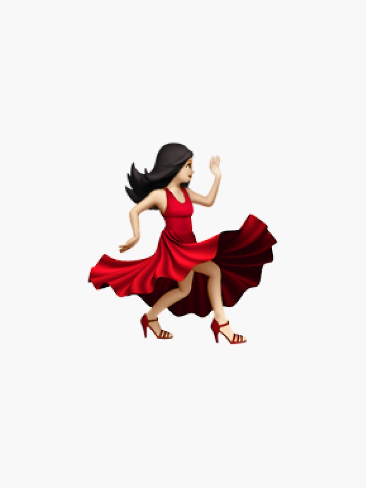 "Dancing Emoji" Sticker by laurencondoluci | Redbubble