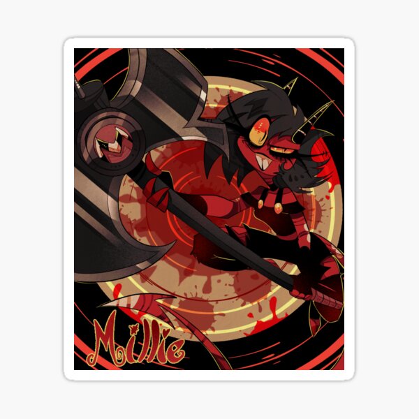 "MILLIE | HELLUVA BOSS" Sticker by Ghostygery | Redbubble