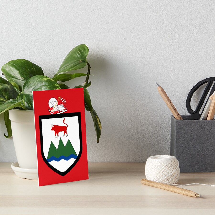 "Coat of Arms of Cayey, Puerto Rico" Art Board Print for Sale by Shav ...