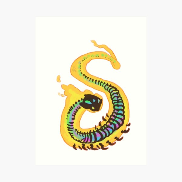 "Firewyrm" Art Print for Sale by JennipherHarris | Redbubble