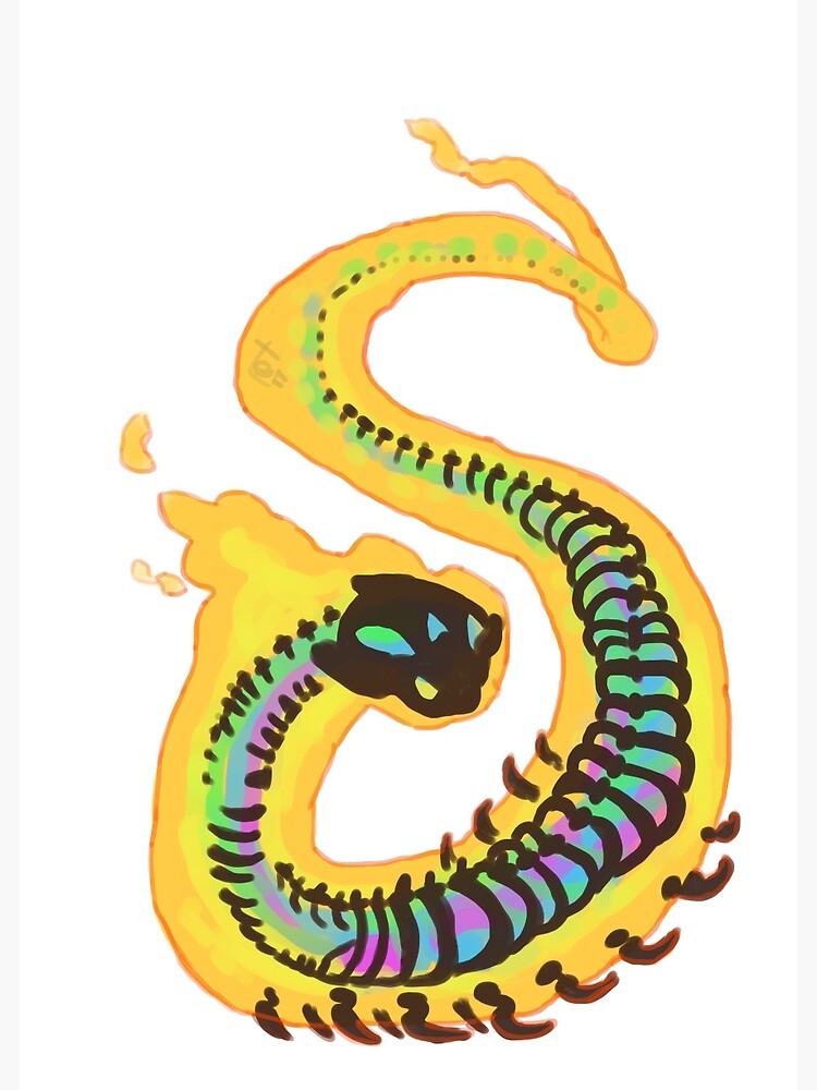 "Firewyrm" Art Print for Sale by JennipherHarris | Redbubble