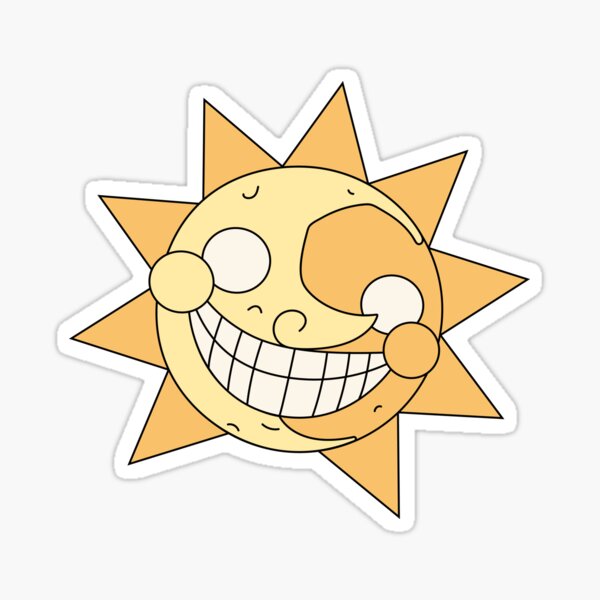"fnaf - security breach sundrop face" Sticker for Sale by Bashar ...