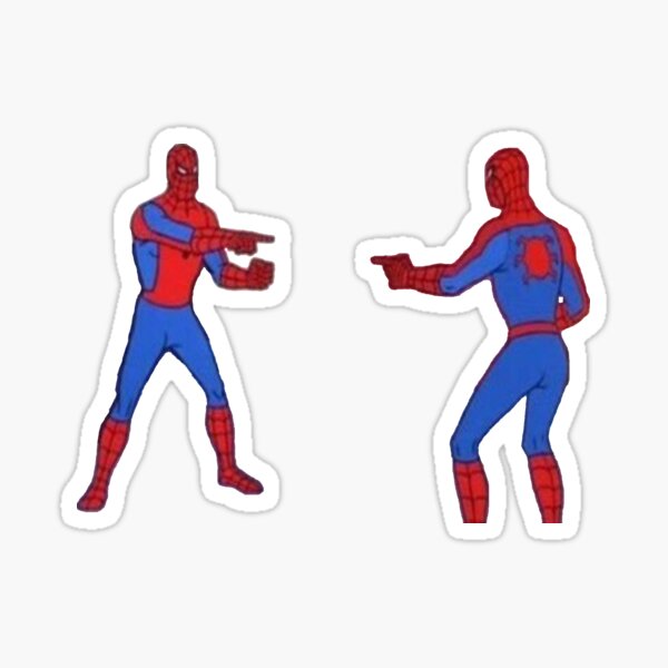 "Spidey meme" Sticker for Sale by Aizyshop | Redbubble