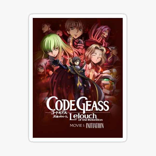 "Code Geass Anime" Sticker by Nezaaar | Redbubble