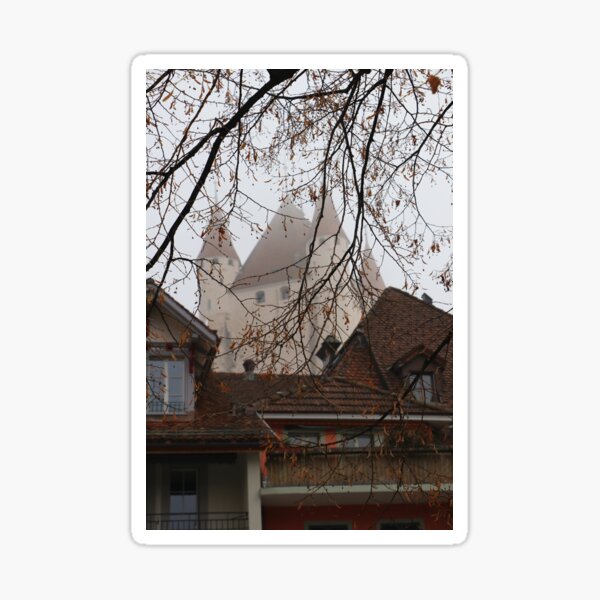 "Schloss Thun" Sticker for Sale by Sif-Thor | Redbubble