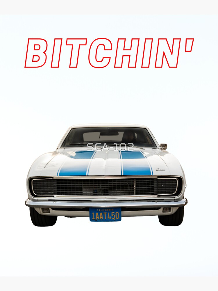 "Bitchin'" Sticker for Sale by SCA-102 | Redbubble