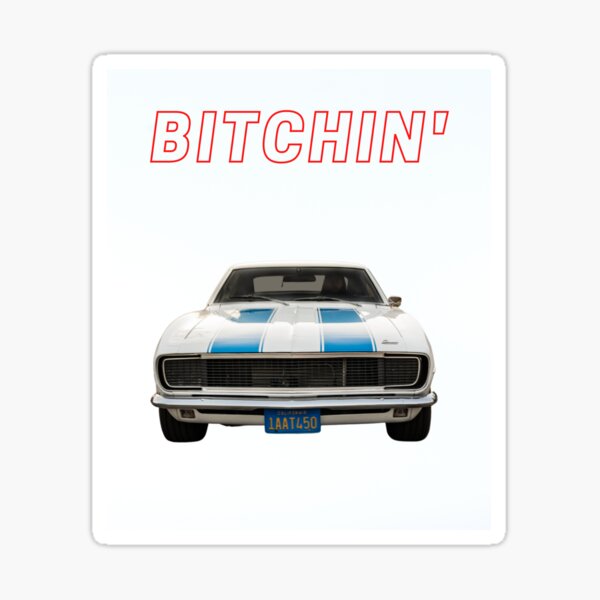 "Bitchin'" Sticker for Sale by SCA-102 | Redbubble