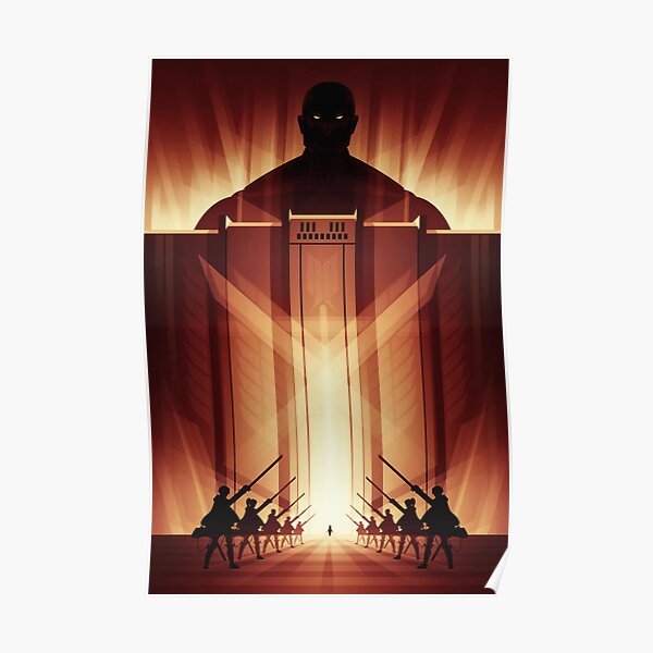 "Attack on Titan (AoT) Anime Eren Yeager Collosal Titan Wall ...