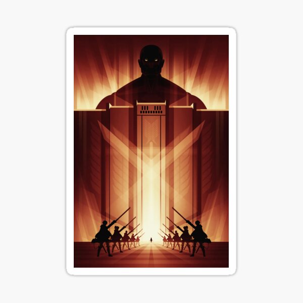 "Attack on Titan (AoT) Anime Eren Yeager Collosal Titan Wall ...