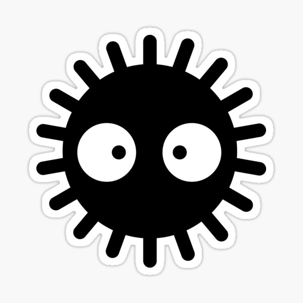 "black and dark fluff" Sticker for Sale by ultrakuik | Redbubble