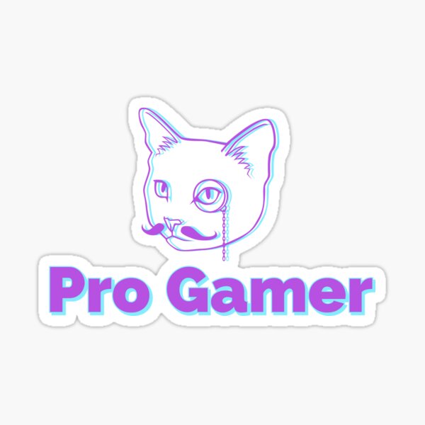 "Pro Gamer" Sticker by sanartstudio | Redbubble