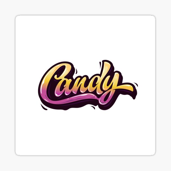 "Candy Logo" Sticker for Sale by Sergey18061989 | Redbubble