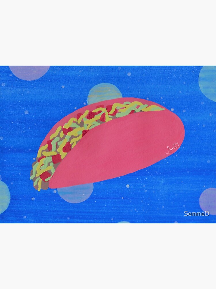 "Space Taco" Poster for Sale by SemmeD | Redbubble