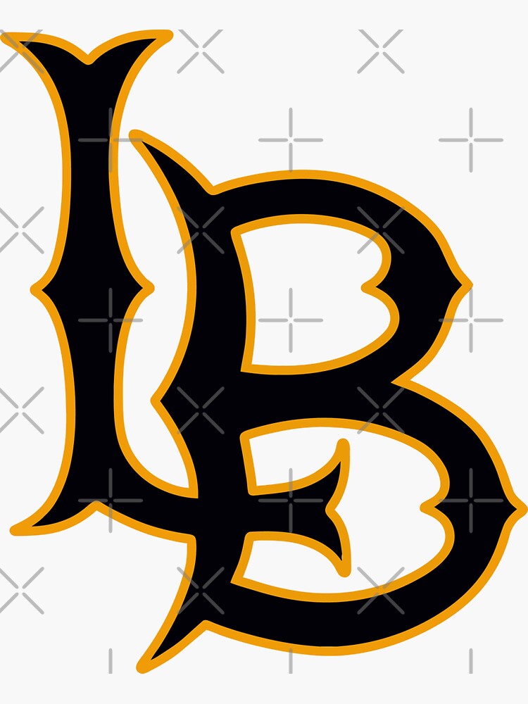 "Long Beach Poly LB Logo" Sticker for Sale by ShopYeah | Redbubble