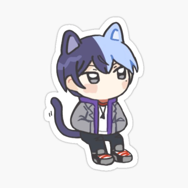 "Cat toya" Sticker for Sale by astrobingus | Redbubble