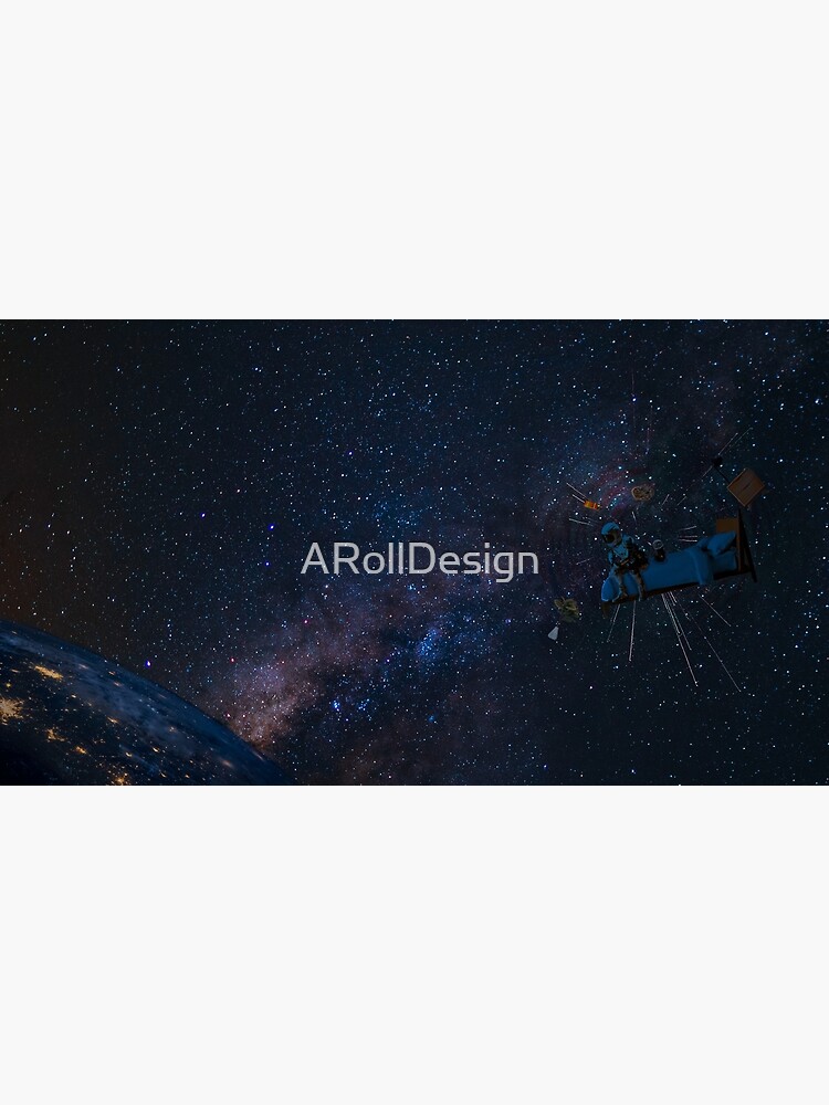 Interstellar Astronaut Bedroom Floating Through Space Premium Matte ...