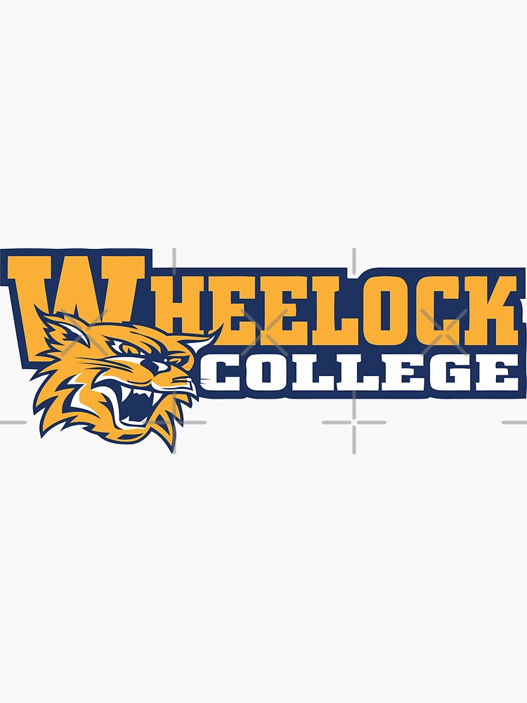 "Wheelock College Wildcats - Wheelock College Logo" Sticker by ShopYeah ...