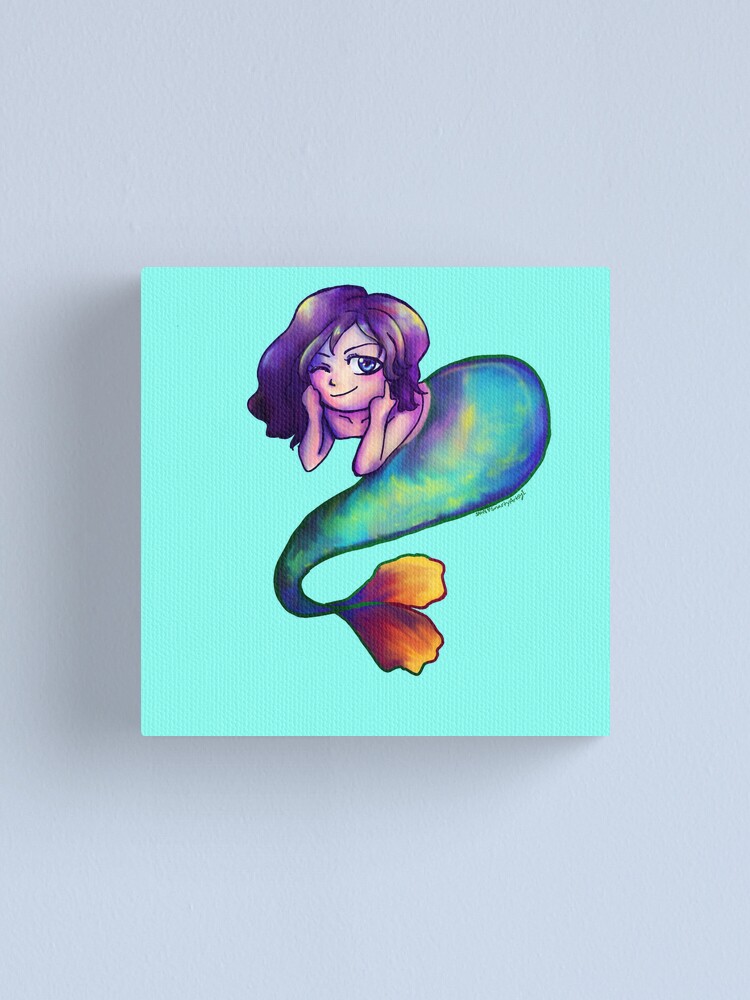 "One Chibi of The Scandalous Merman" Canvas Print for Sale by ...