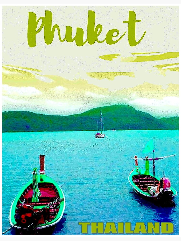 " PHUKET THAILAND : Vintage Resort Travel Advertising Print" Poster for ...
