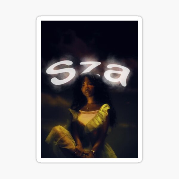 "Sza" Sticker for Sale by Aestheticloft | Redbubble
